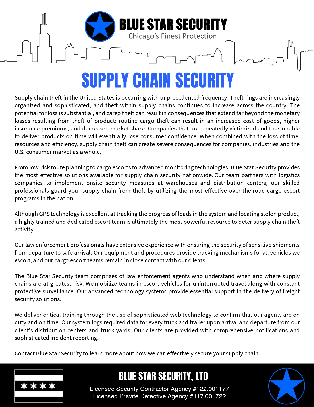 About Us - Blue Star Security llc